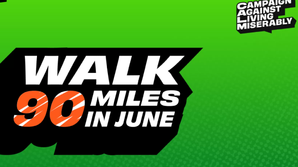 CALM Walk 90 Miles in June Money campaign | KindLink